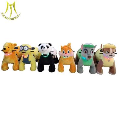 China Hansel  children's games paw patrol plush animal electric scooter for mall for sale