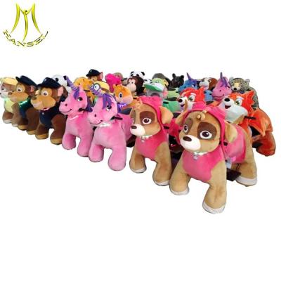 China Hansel walking animal scooters in mall battery power ride unicorn electric animals ride for sale