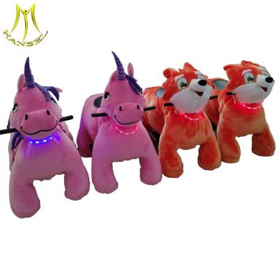 China Hansel  coin operated kiddie rides for rent animal riding uniron for mall for sale