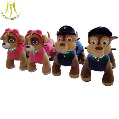 China Hansel  amusement motorbike ride battery power stuffed animal scooter for party rent for sale