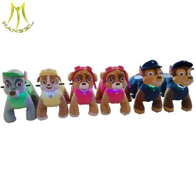 China Hansel commercial stuffed animal ride electric ride on animals in shopping mall for sale