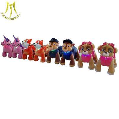 China Hansel battery power ride on animal toy coin animal paw patrol ride  for shopping mall for sale