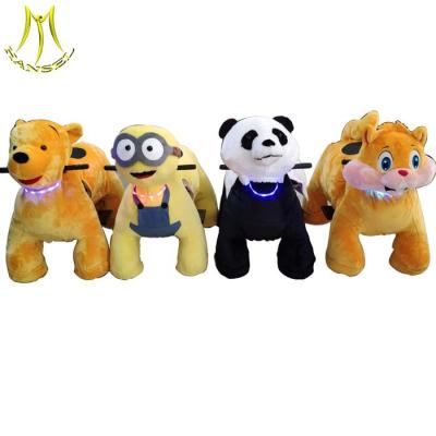 China Hansel 2019  new design battery amusement kiddie ride on animal robot for sale for sale