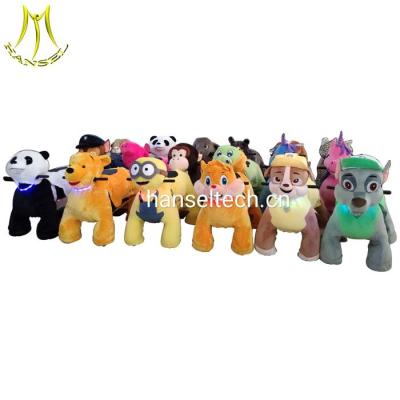 China Hansel  animal electric fun ride sale paw patrol amusement zoo ride for mall for sale