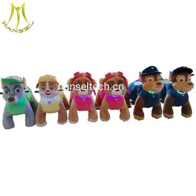 China Hansel 2019 new design electric mall train for children electric plush animal electric scooter for sale