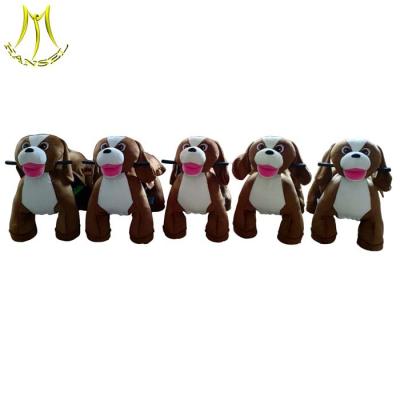 China Hansel amusement park stuffed battery operated electric animal ride for commercial for sale