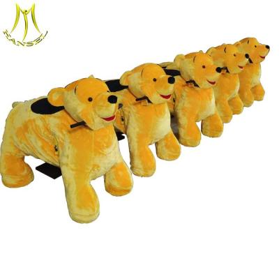 China Hansel plush animal battery coin operated stuffed animal ride bear for sale