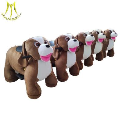 China Hansel   indoor plush amusement motor bike battery operated animal ride for sales for sale