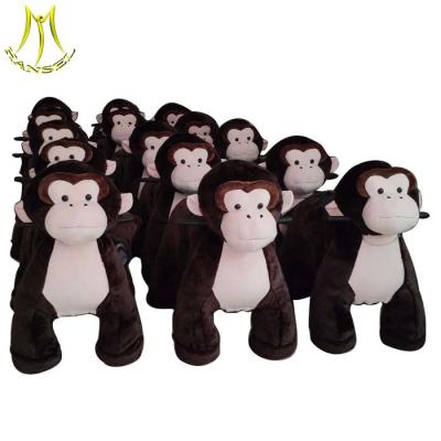 China Hansel  plush walking toy children electric car rent battery powered animals for shopping centers for sale