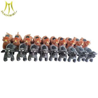 China Hansel  amusement park games elephant ride kids  plush animal electric scooter for sale for sale