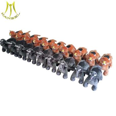 China Hansel factory wholesale stuffed animals battery walking animal rides for baby and adults for sale