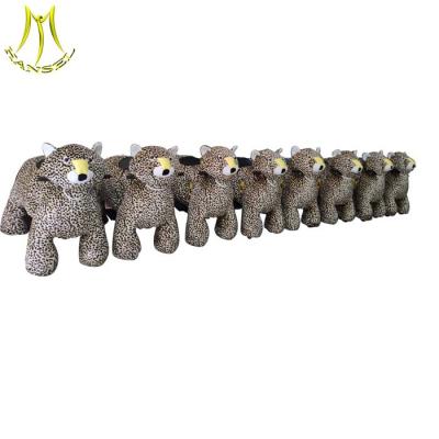 China Hansel no coin stuffed animal ride electric plush riding motorized animal for mall for sale