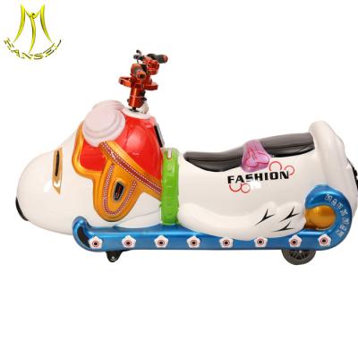 China Hansel amusement ride battery powered indoor kids ride on motorbike remote control for sale