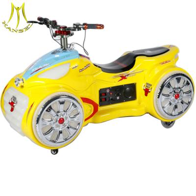 China Hansel entertainment electric moving kids amusement park motor bikes for sale for sale