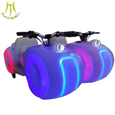 China Hansel indoor and outdoor amusement kiddie rides walking motorcycle scooters kids ride game machine for sale
