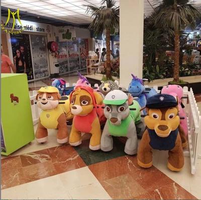 China Hansel indoor amusement park commercial game machine plush electrical animal toy kiddie rides for sale