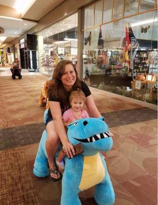 China Hansel high quality coin operated plush electric riding toy animal scooter in mall for sale