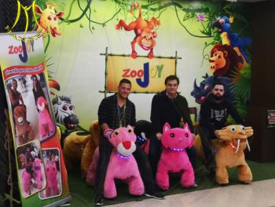 China Hansel hot selling funfair battery operated ride on animals in shopping mall for sale