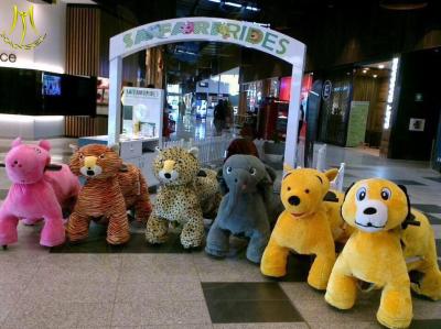 China Hansel coin operated walking animal toys  kids play ground equipment animal scooter ride for sale