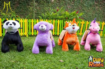 China Hansel  kids riding animal toys electric stuffed animals adults can ride for sale