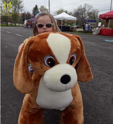 China Hansel Battery Operated Rides On Animal Toys Plush Stuffed Zippy Walking Animal for sale