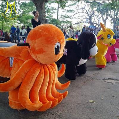 China Hansel Guangzhou Plush Stuffed Zippy Battery Walking Horse Electric Animal Toy Ride for sale