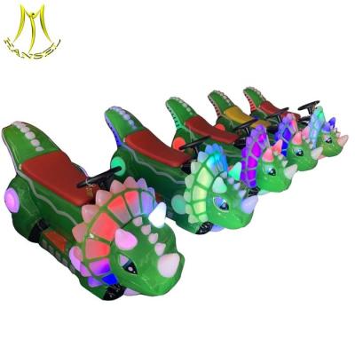 China Hansel  amusement park rides kids -adults ride on dinosaur motor ride for sales for sale