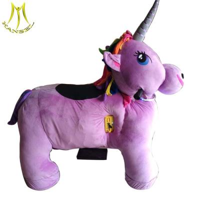 China Hansel mall animal ride on walking motorized plush electric animal scooter for sale for sale