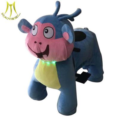China Hansel motorized plush riding animal for kids non coin ride on animal toy for rental for parties for sale