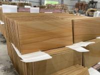 China 3cm Wood Veins Natural Sandstone Tiles for sale