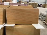 China 3cm Wood Veins Natural Sandstone Tiles for sale