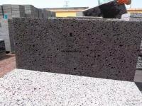 China 2cm Natural Black Lava Stone Floor Tiles 300*600mm Customizable for sale