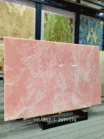China Pink Onyx Luxury Marble Wall Panels for sale