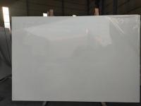 China Pure White Crystal Artificial Quartz Stone Slab Custom Quartz Slab 3cm 1.5cm for sale