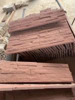 China Frost Resistant Red Sandstone Wall Cladding For Exterior Background Veneers for sale