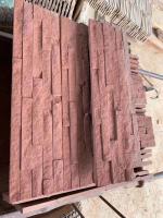 China Frost Resistant Red Sandstone Wall Cladding For Exterior Background Veneers for sale