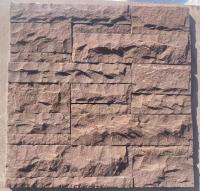 China Frost Resistant Red Sandstone Wall Cladding For Exterior Background Veneers for sale