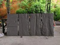 China Mushroom Face PU Faux Stone Tiles Exterior Artificial Brick Stone 50mm for sale