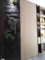 China Artifical Stone High Fade & Heat Resistance Black Pu Stone Wall Panel For Outdoor Wall Cladding for sale