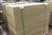China Bush Hammered Face Beige Sandstone Paving Slabs Garden Sandstone Slabs for sale