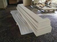 China Special Shaped Sandstone Carvings For Window Door Frame Stone Lines for sale