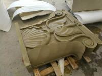 China 50mm European Style Sandstone Garden Ornaments Stone Relief Sculpture for sale