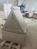 China Sandstone Carvings Roman Column Cap For Pillar Decoration for sale