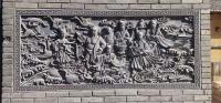 China Natural Blue Cnc Sandstone Carvings Hand Carved Sandstone Relief for sale