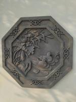 China Natural Blue Cnc Sandstone Carvings Hand Carved Sandstone Relief for sale