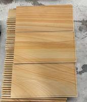 China Flamed Sandstone Bathroom Floor Tiles Sandstone Shower Tile 600x600mm for sale