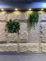 China Fade Resistance Fake Stone Veneer Panels Fireproof 3D PU Faux Stone Wall Panel for sale