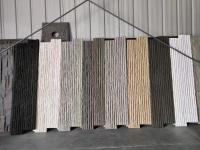 China OEM ODM Water Flowing Artificial Stone Panel PU Polished Easy To Clean for sale