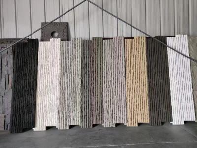 China OEM ODM Water Flowing Artificial Stone Panel PU Polished Easy To Clean for sale