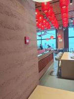 China Super Thin Outdoor Artificial Stone Panels Shop Decorations PU Travertine Stone Slabs for sale